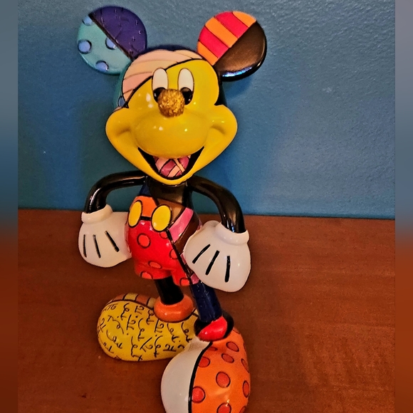 Disney | Art | Disneys Britto Mickey Mouse 8in Figurine | Poshmark